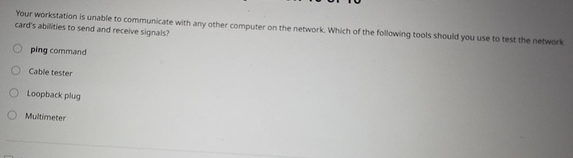 Solved: Your workstation is unable to communicate with any other ...