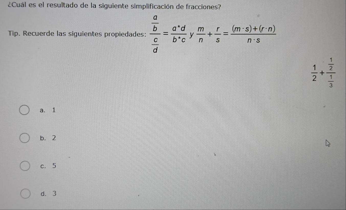 Resuelto Cuál Es El Resultado De La Siguiente Simplificación De
