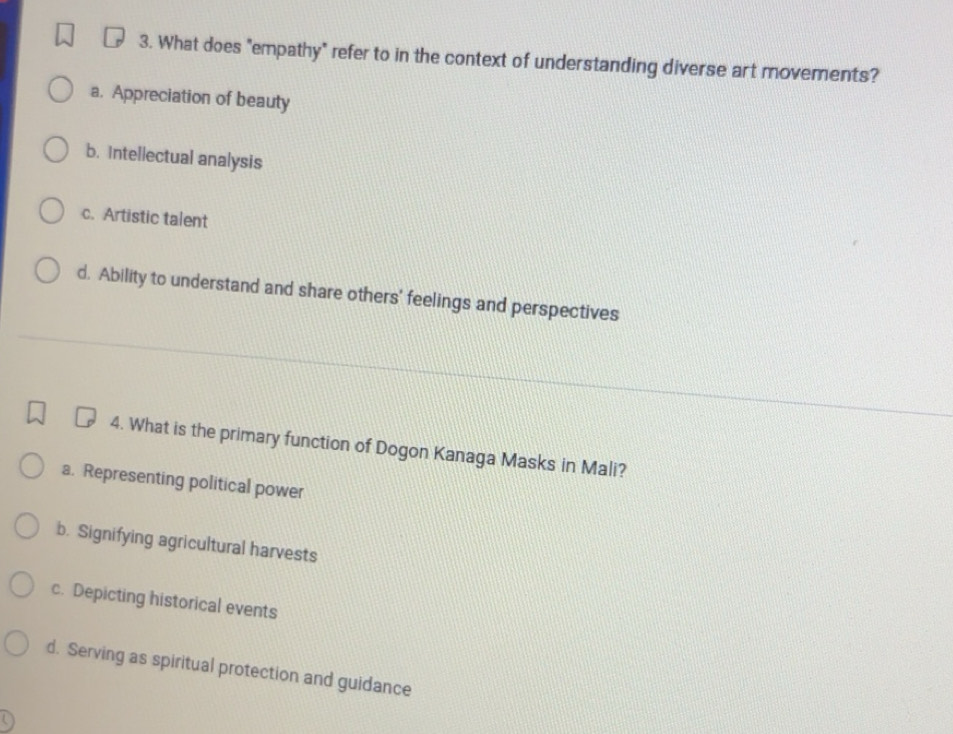 Solved: What does "empathy" refer to in the context of understanding ...