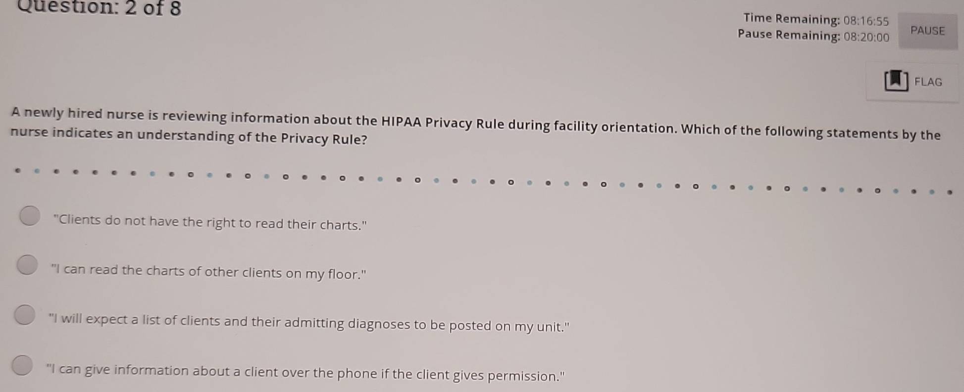 Solved: of 8 Time Remaining: 08:16:55 Pause Remaining: 08:20:00 PAUSE ...