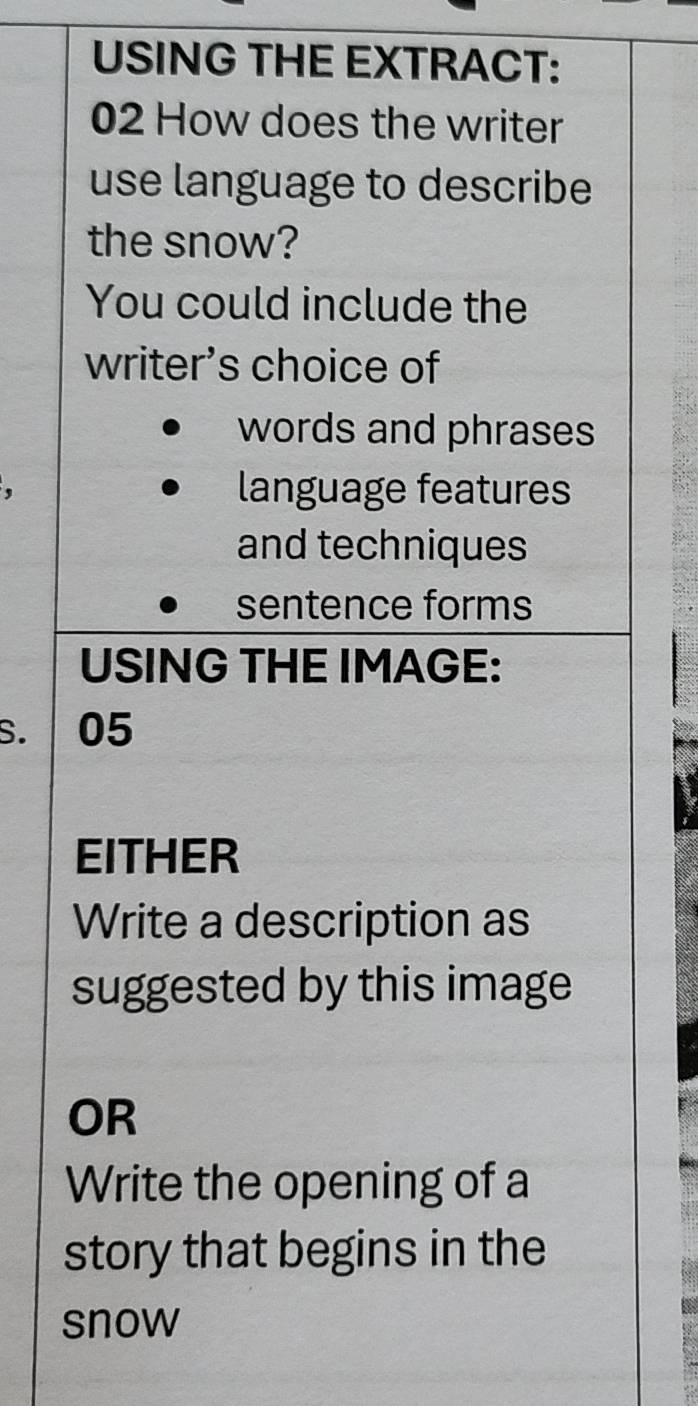 Solved: USING THE EXTRACT: 02 How does the writer use language to ...
