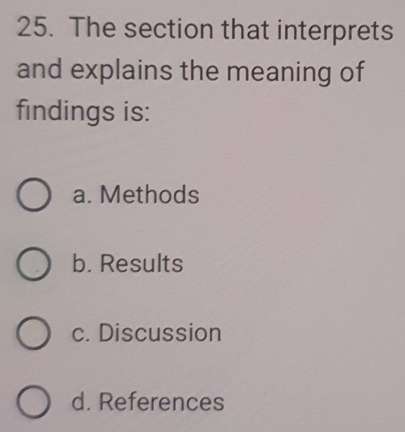 Solved: The section that interprets and explains the meaning of ...