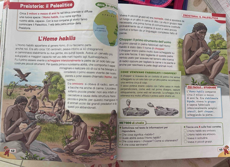Risolto:Preistoria: il Paleolitico ove IN AFRM Circa 2 milioni e mezzo ...