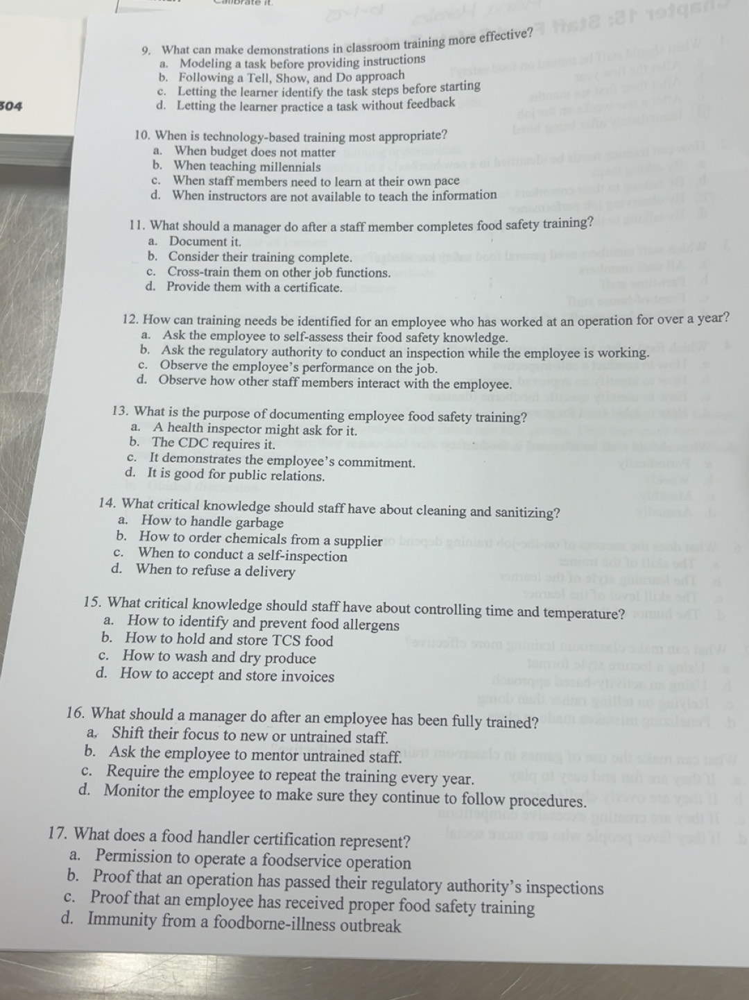 Solved: What can make demonstrations in classroom training more ...