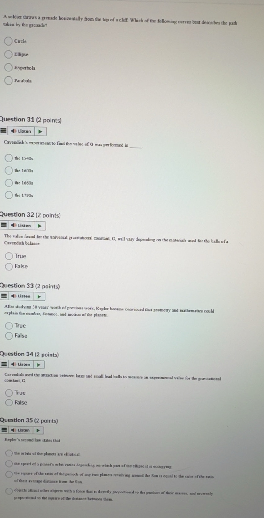 Solved: A soldier throws a grenade horizontally from the top of a cliff ...