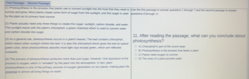 Solved: Fees Pessage Sessord Pessage Phitosynthesis is the process that ...