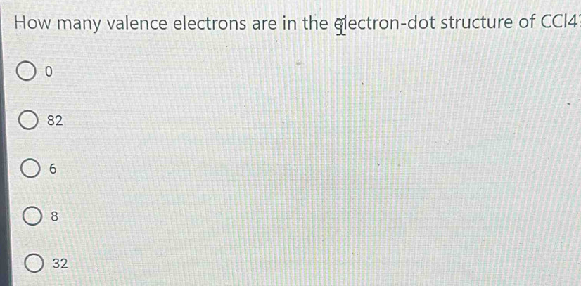 Solved: How many valence electrons are in the lectron-dot structure of ...