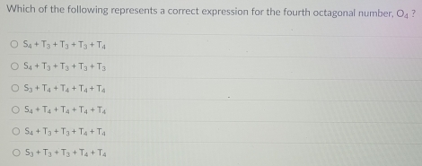 Solved: Which of the following represents a correct expression for the ...
