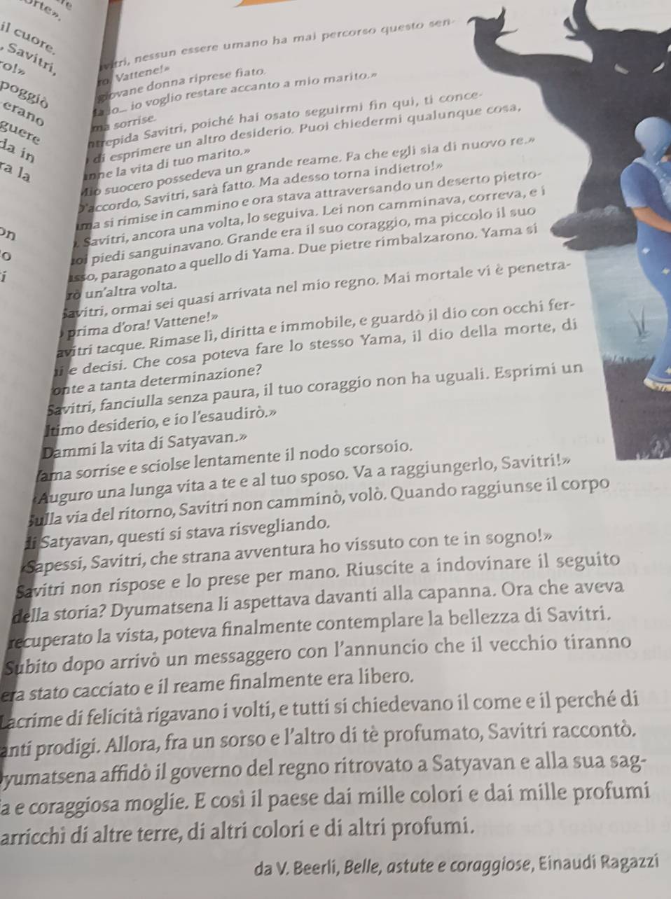 Risolto:we Orte». il cuore , Savitri, o! Vattene! vitri, nessun essere ...