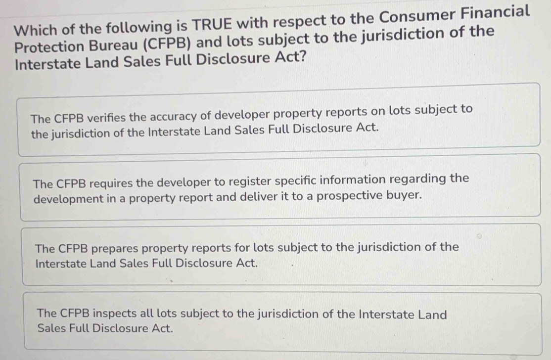 Solved: Which of the following is TRUE with respect to the Consumer ...