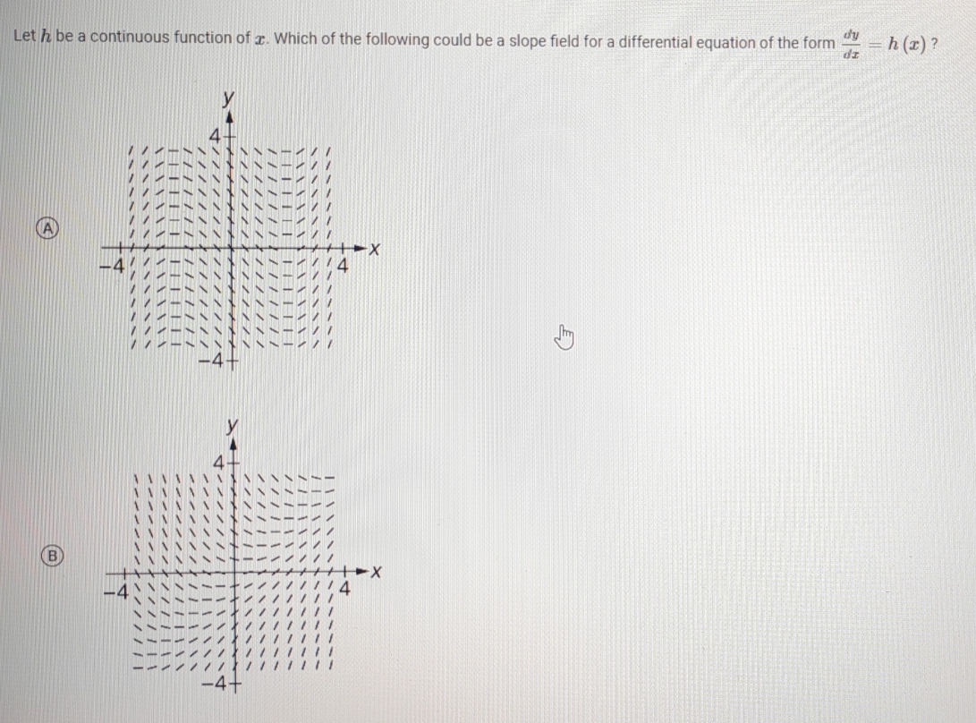 Solved: Let h be a continuous function of x. Which of the following ...
