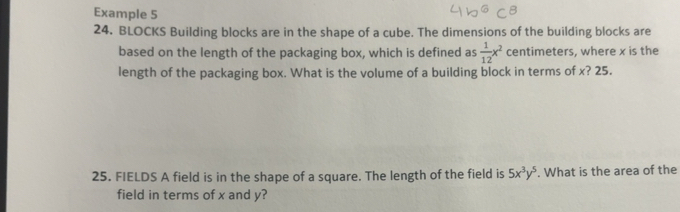 Solved: Example 5 24. BLOCKS Building blocks are in the shape of a cube ...