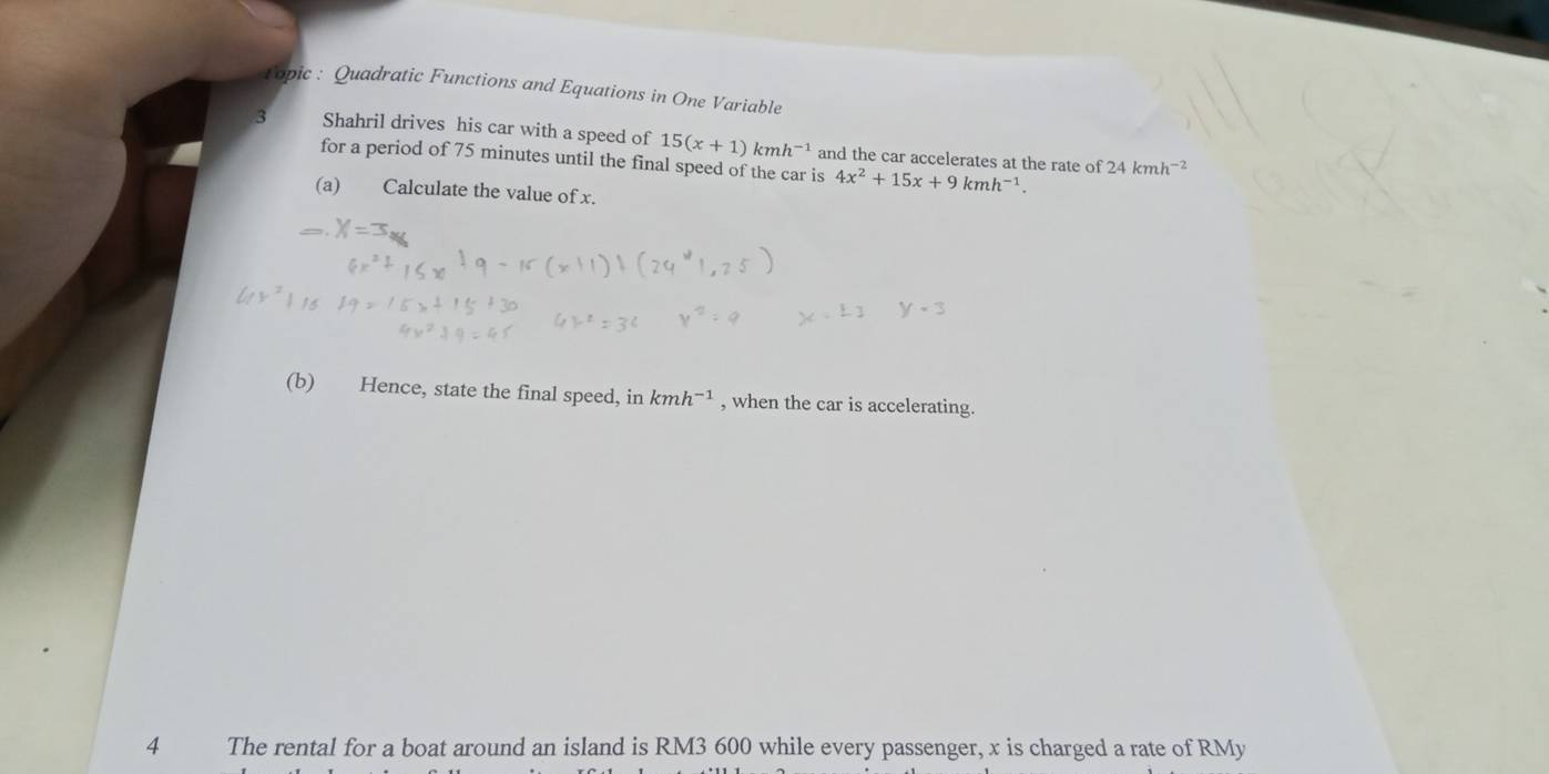 Selesai:opic : Quadratic Functions and Equations in One Variable 3 ...