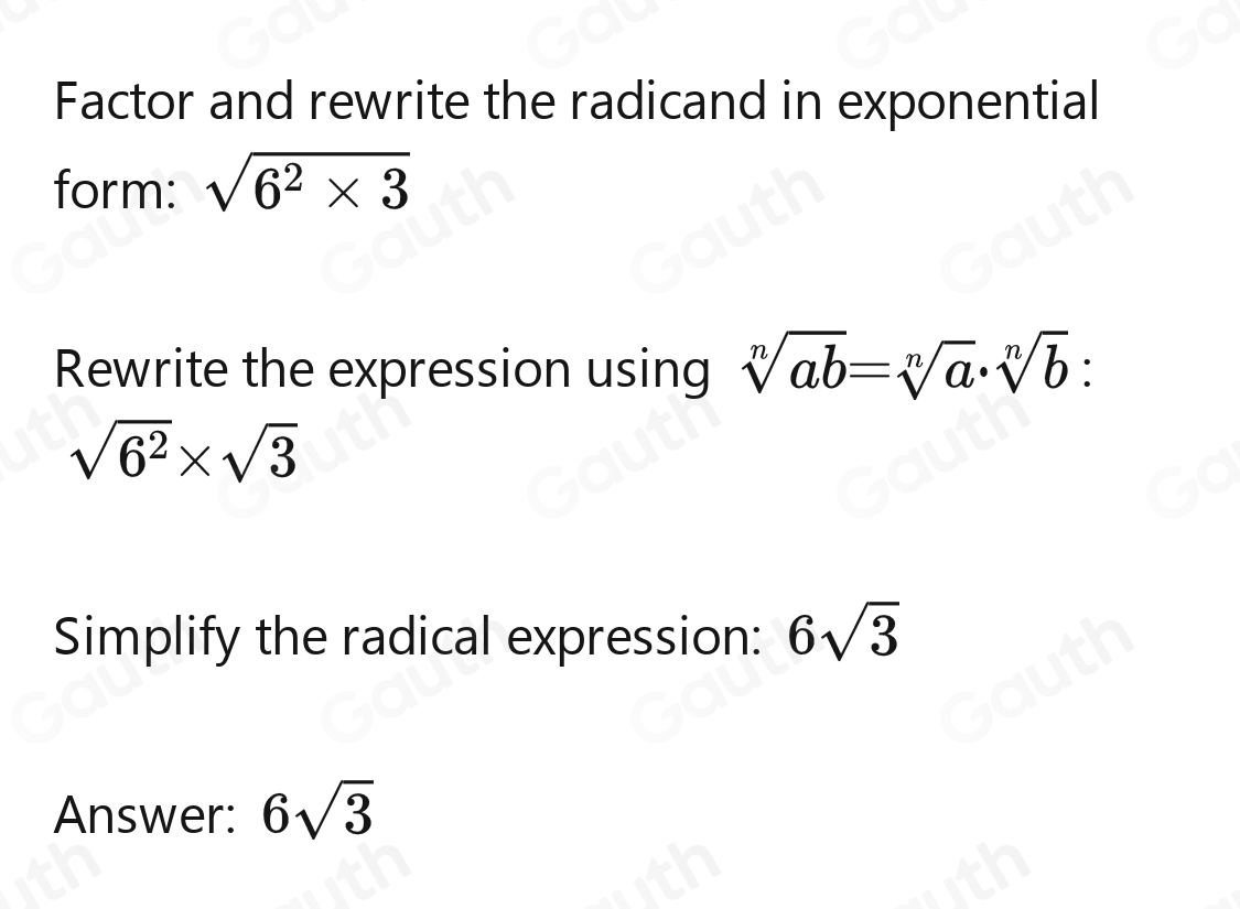 Solved: Simplify. Remove all perfect squares from inside the square ...