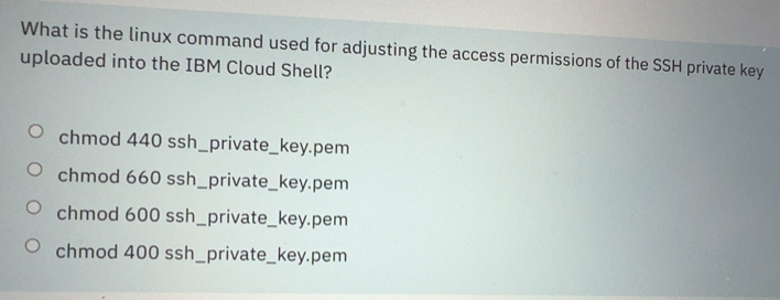 Gelöst:What is the linux command used for adjusting the access ...