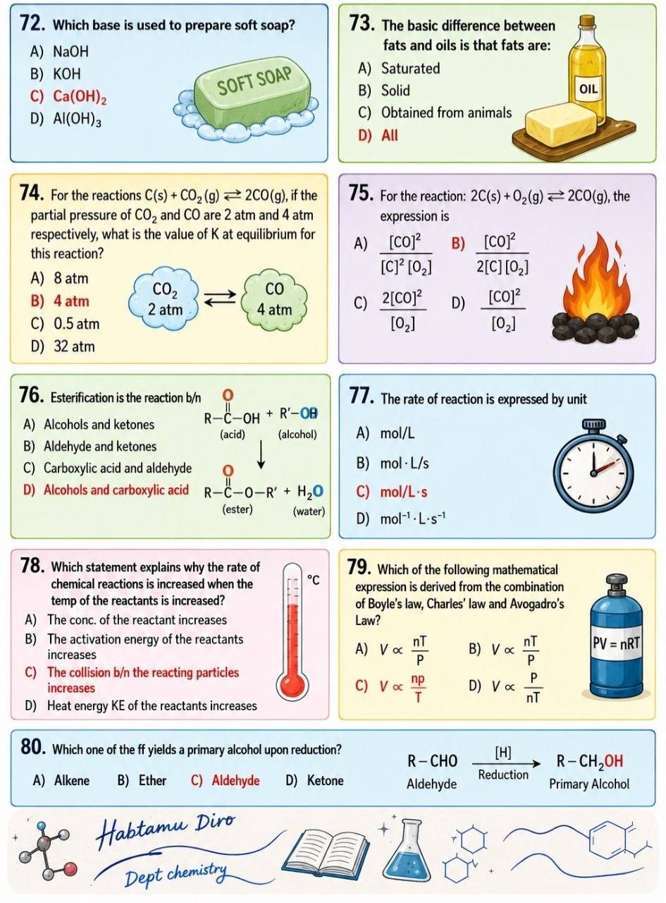 Solved: Which base is used to prepare soft soap? 73. The basic ...
