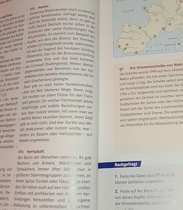 Gelöst:VT3 Handel nd « Chr geb es imöst . Geräte aus Metall wurden ...