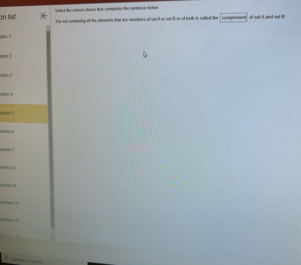 Solved: Select the correct choice that completes the sentence below. on ...