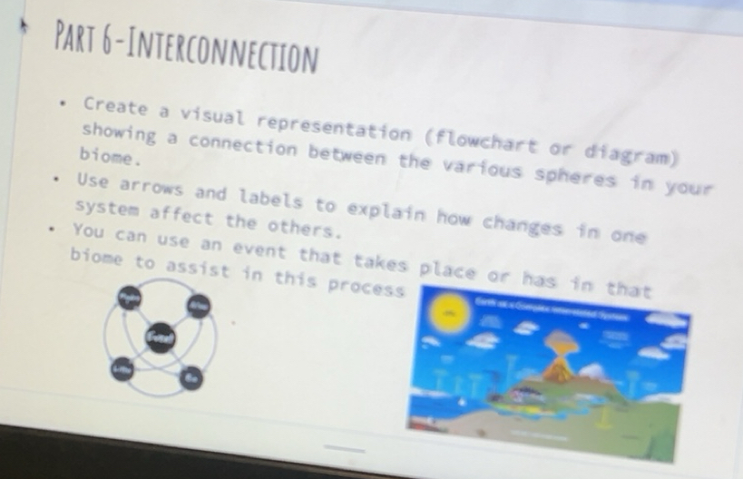 Solved: Part 6- Interconnection Create a visual representation ...