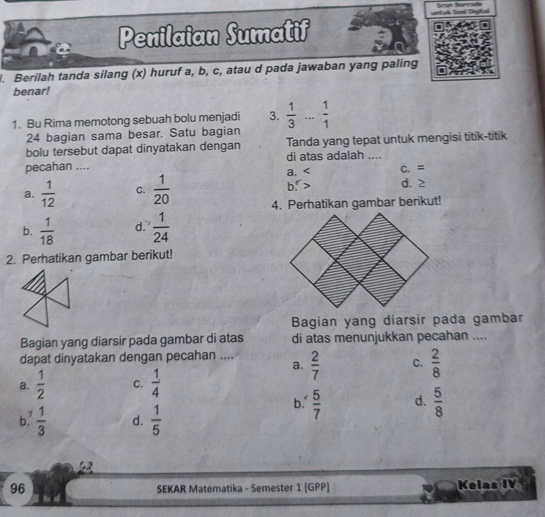 Telah dijawab:Scan Barcode untuk Soal Dişital Penilaian Sumatif l ...