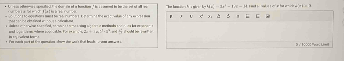 Solved: • Unless otherwise specified, the domain of a function f is ...