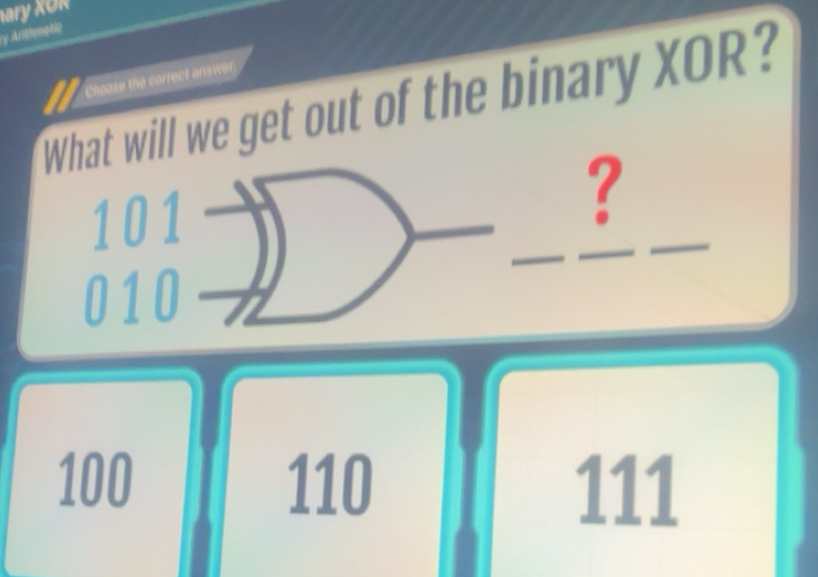 Solved: ry Arithmotic Choose the correct answer. What will we get out ...