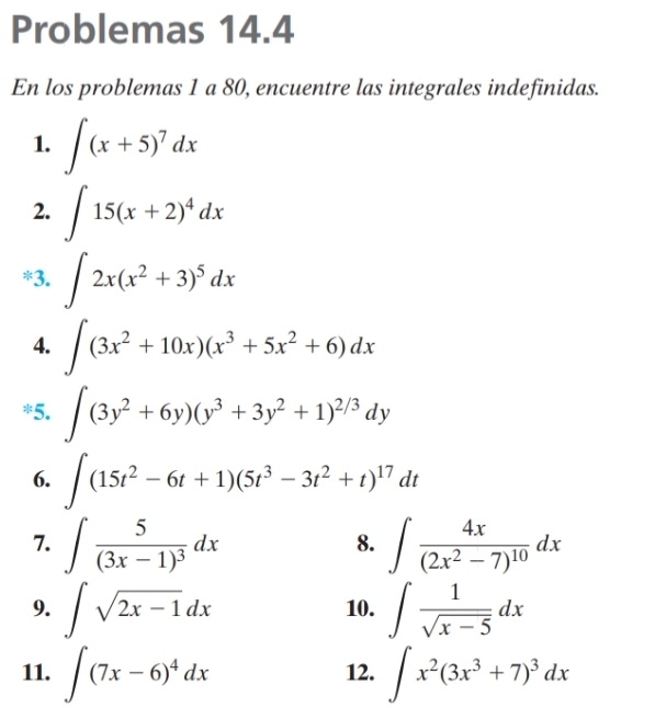 Resuelto:Problemas 14.4 En los problemas 1 a 80, encuentre las ...