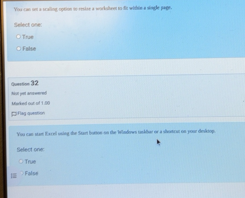 Solved: You can set a scaling option to resize a worksheet to fit ...