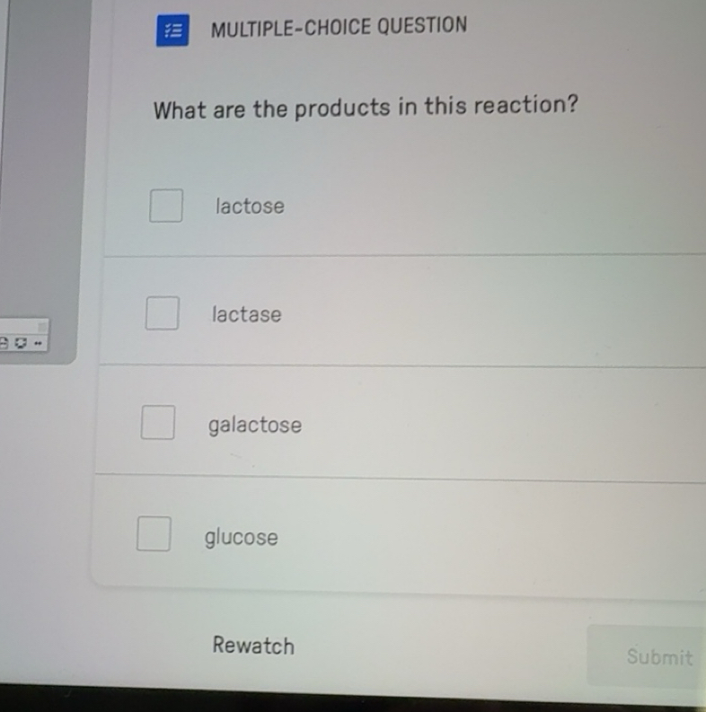 Solved: MULTIPLE-CHOICE QUESTION What are the products in this reaction ...