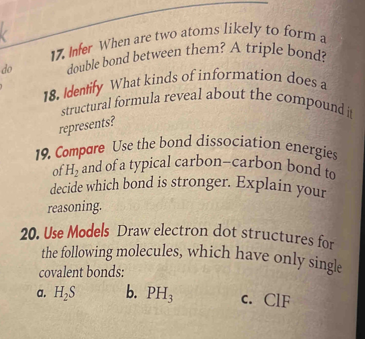 Solved: Infer When are two atoms likely to form a do double bond ...