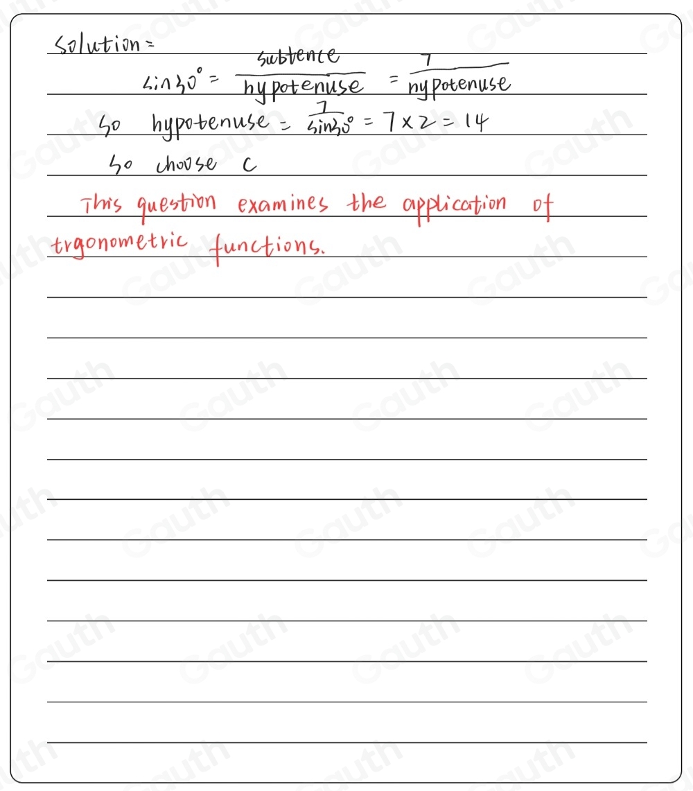 Solved: a. 5 b. 10 c. 15 d. 20 If the short leg of a 30^0-60^0-90^0 ...