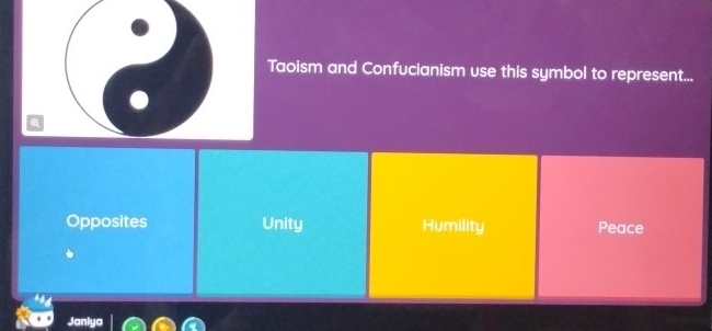 Solved: Taoism and Confucianism use this symbol to represent... Q ...