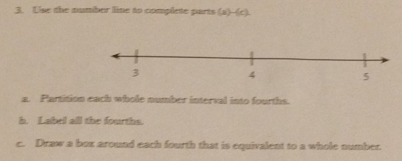 Solved: Lise the number line to complete parts (a)-(c). a. Partition ...
