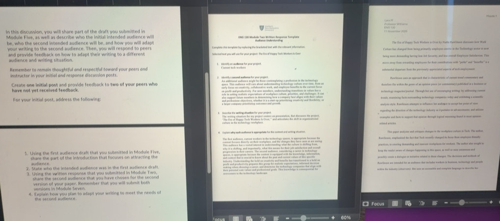 Solved: Lare ! Poleasor Wa=== In this discussion, you will share part ...