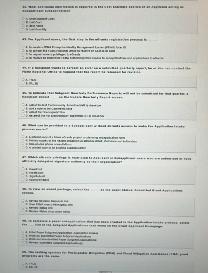 Solved: What additional information is required in the Cost Estimate ...