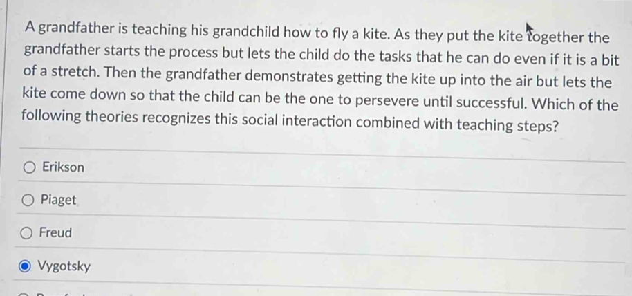 Solved: A grandfather is teaching his grandchild how to fly a kite. As ...