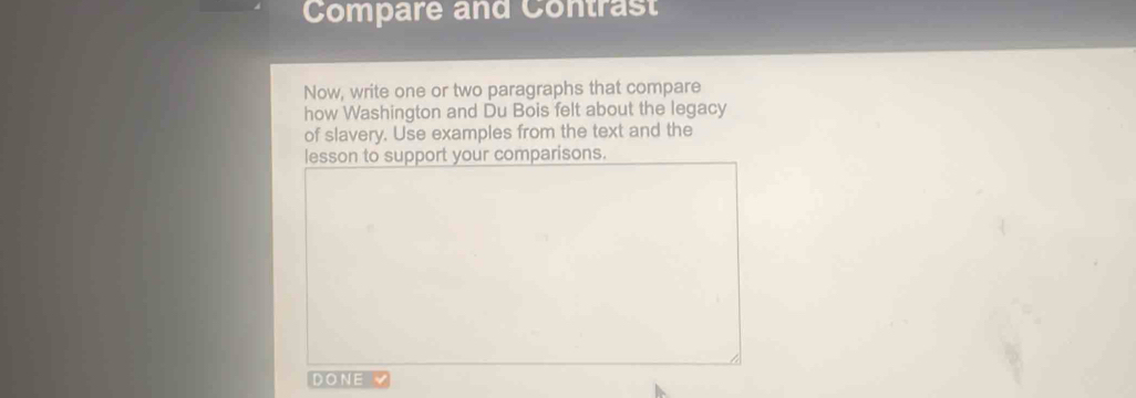 Solved: Compare and Contrast Now, write one or two paragraphs that ...
