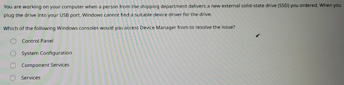 Solved: You are working on your computer when a person from the ...