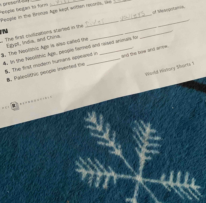 Solved: present day .__ People began to form People in the Bronze Age ...