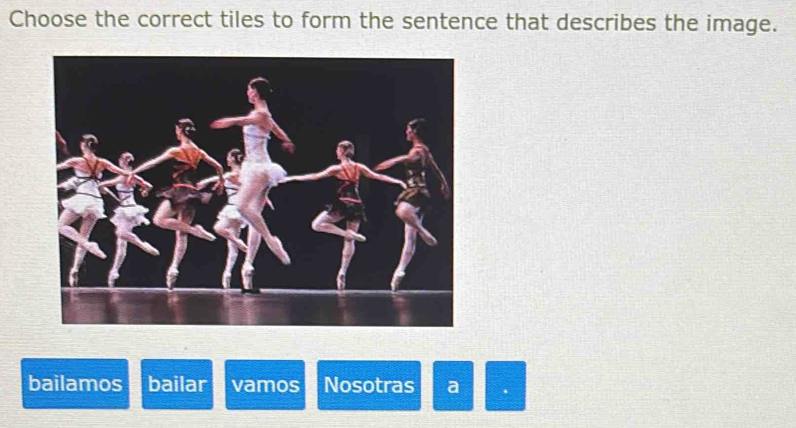 Solved: Choose the correct tiles to form the sentence that describes ...