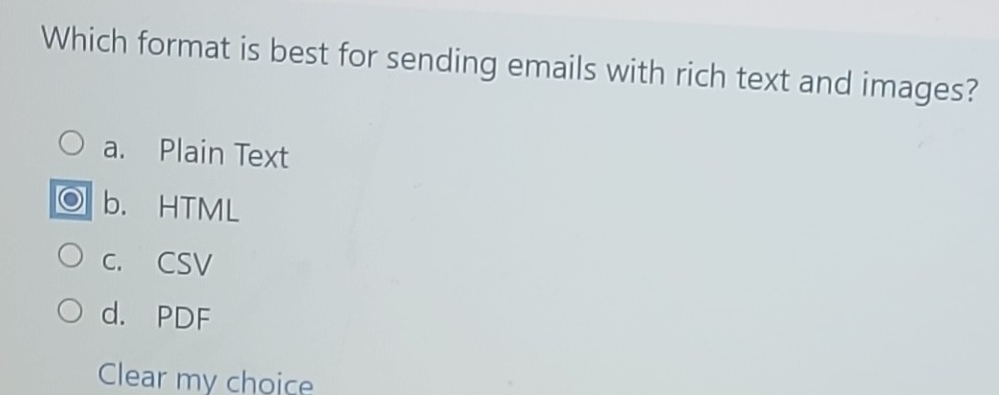 Solved: Which format is best for sending emails with rich text and ...