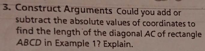 Solved: Construct Arguments Could you add or subtract the absolute ...