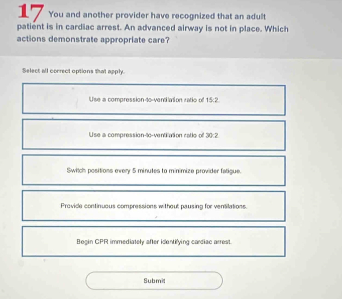 Solved: You and another provider have recognized that an adult patient ...