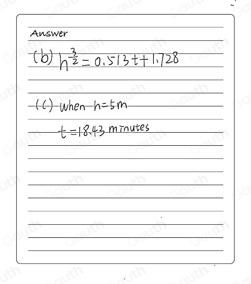 Solved: 11: A tank in the shape of a cuboid is being filled with water ...