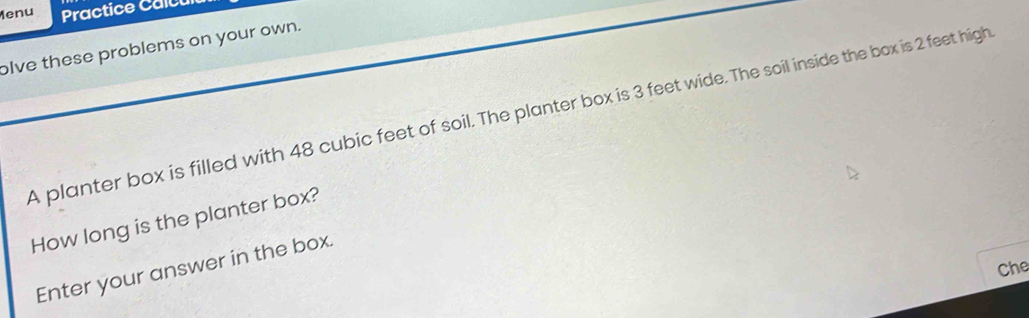 Solved: Menu Practice Cal cul olve these problems on your own. A ...