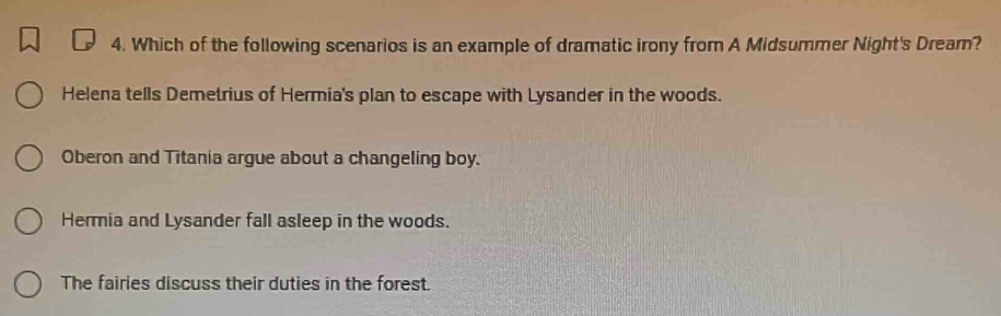 Solved: Which of the following scenarios is an example of dramatic ...