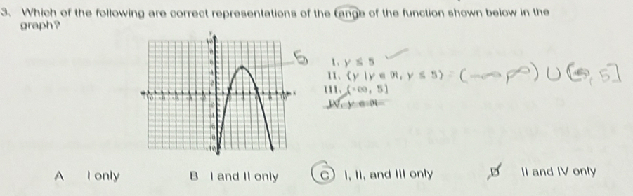 Solved: Which of the following are correct representations of the fange ...