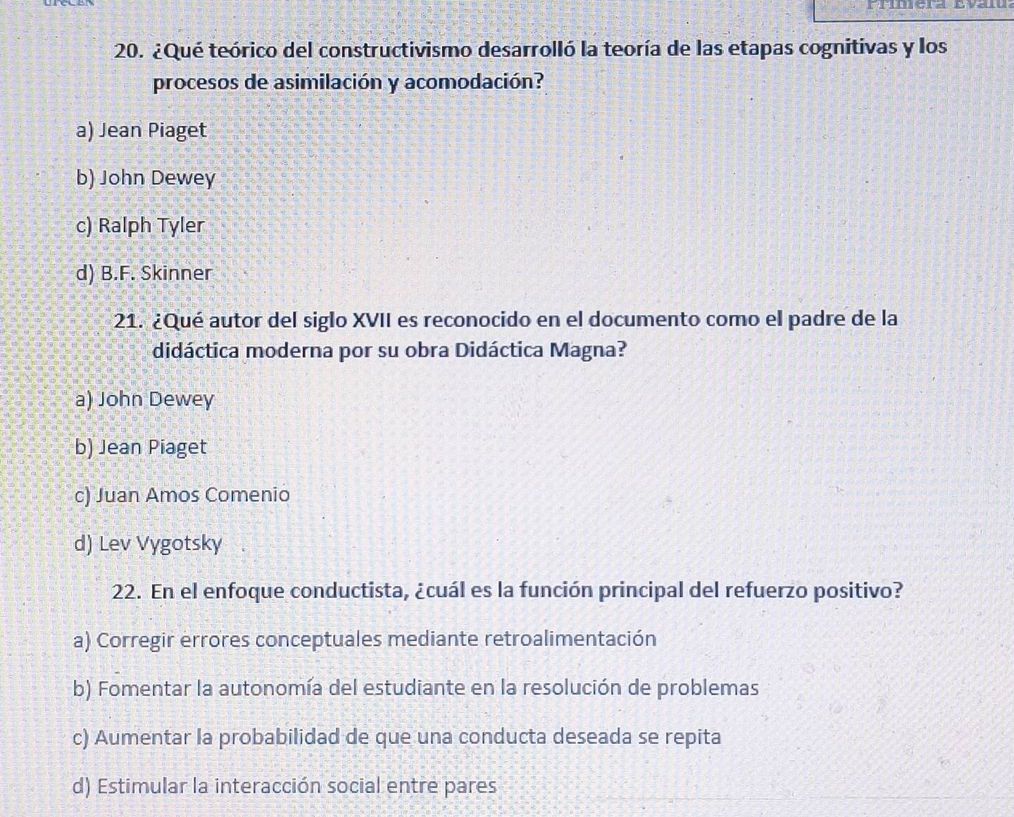 Resuelto:¿Qué teórico del constructivismo desarrolló la teoría de las ...