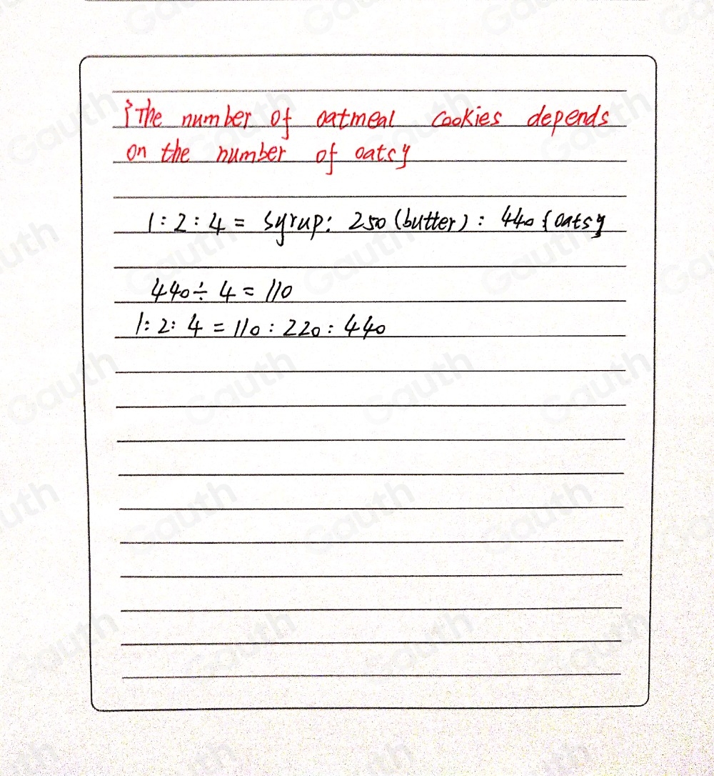 Selesai:When Sofia makes oat biscuits, she uses syrup, butter and oats ...