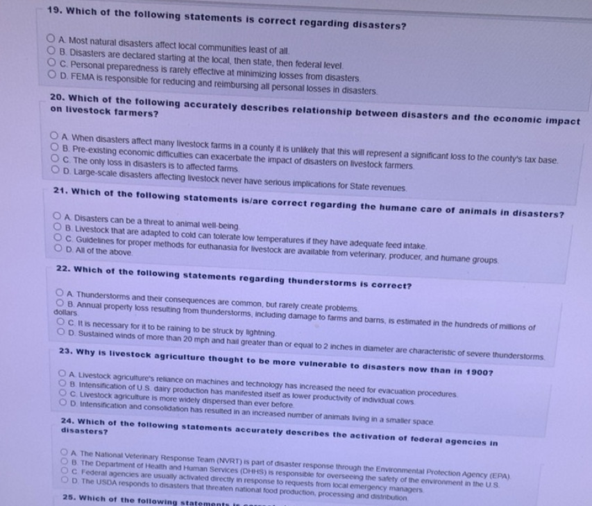 Solved: Which of the following statements is correct regarding ...